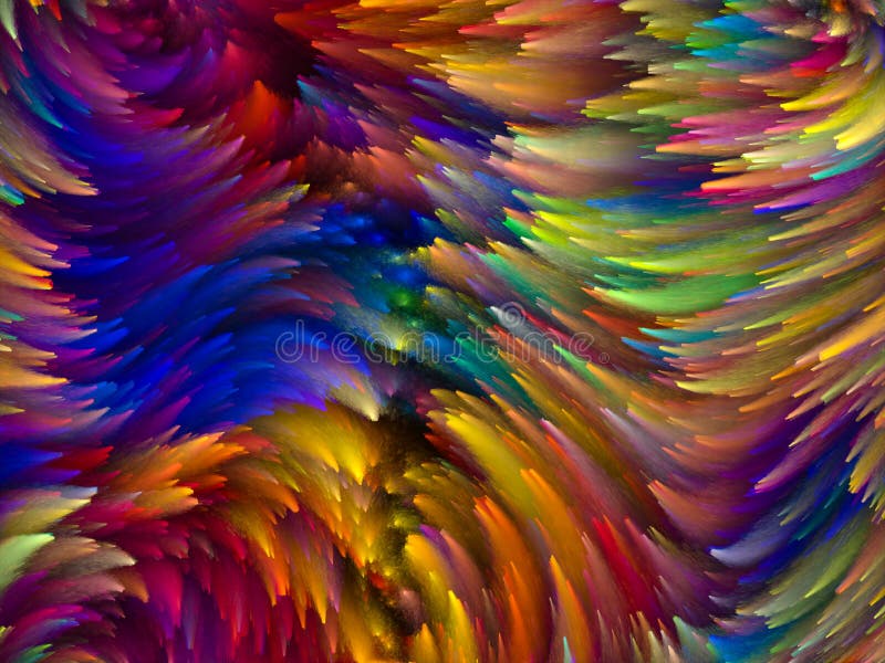 Swirling Paint stock illustration. Illustration of multicolored - 181751400