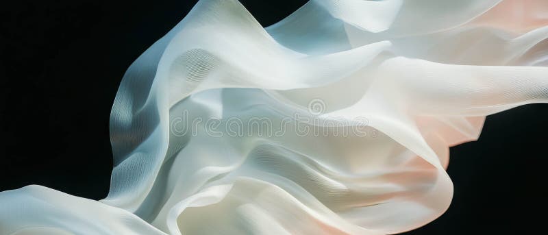 Swirling Paper Texture Featuring Dynamic Overlay Against a Black ...