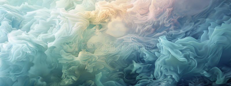 Whimsical Dance of Pastel Smoke in Soft Lighting Stock Image - Image of ...