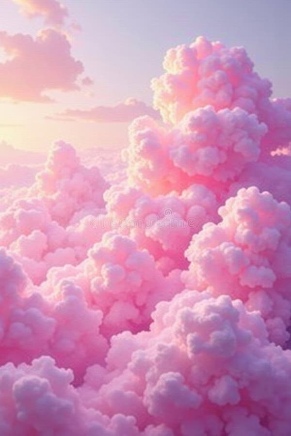 Swirling Pastel Pink Clouds, Ethereal Texture, Wallpaper, Ethereal ...
