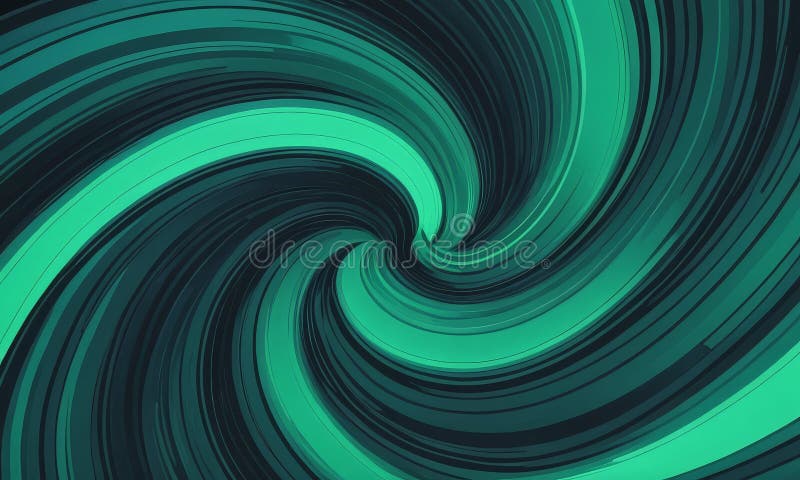 Swirling Pattern Green and Black Lines Creates Mesmerizing Visual ...