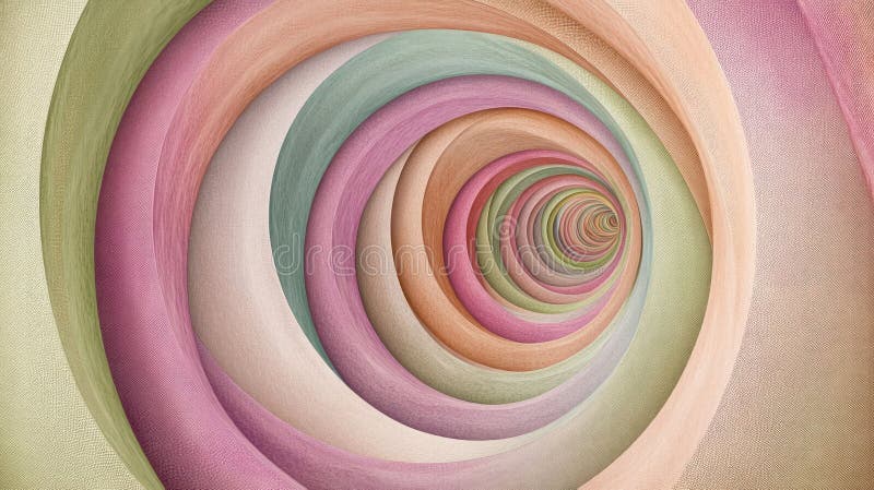 Hypnotic Abstract Background in Blue Stock Illustration - Illustration ...