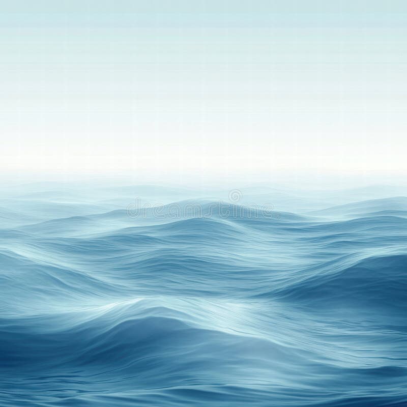 Captivating Abstract Ocean Wave Patterns Showcasing Tranquil Blues and ...
