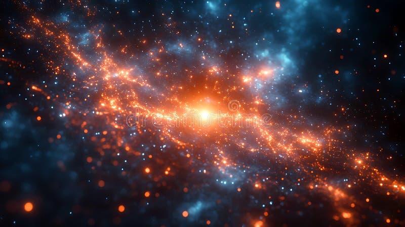 Cosmic Formation with Vibrant Colors and Swirling Patterns in the ...