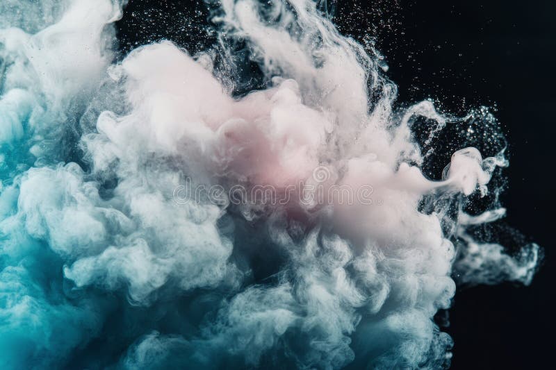 Swirling Patterns of Coffee and Cream in Liquid Form Creating Artistic ...