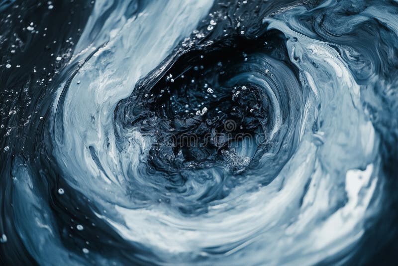 Swirling Patterns of Dark Mud Create Mesmerizing Designs in a Natural ...