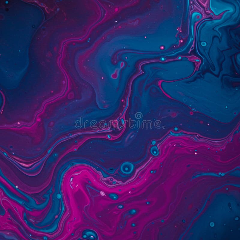 Swirling Patterns of Deep Blue and Vivid Magenta Create an Abstract ...