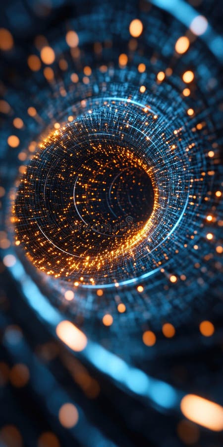 Swirling Patterns of Light and Energy in a Cosmic Vortex Mobile Phone ...