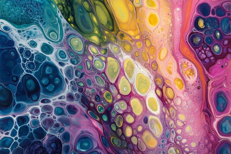 Swirling Patterns and Vibrant Colors Create a Mesmerizing Display of ...