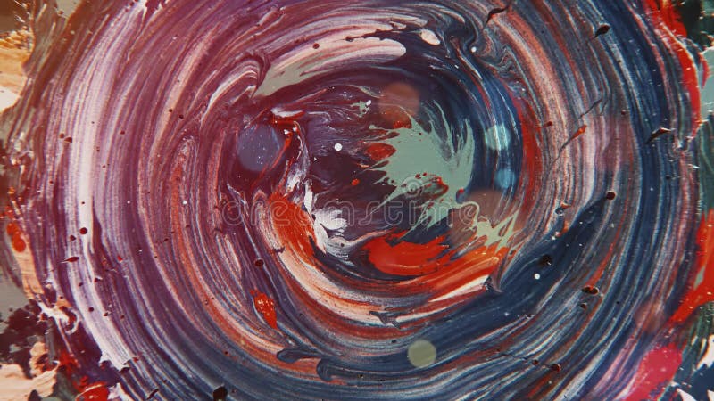 Swirling Patterns of Vibrant Colors Created through Artistic Paint ...