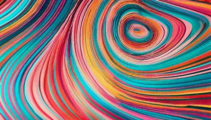 Swirling Rainbow of Vivid Stripes Stock Image - Image of flow, hypnotic ...