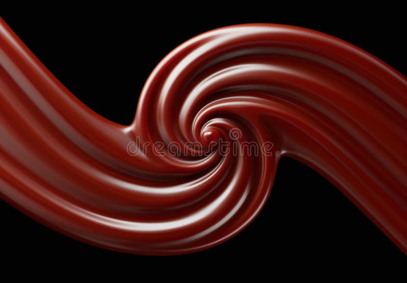 Swirling Red and Black Abstract Background Stock Illustration ...