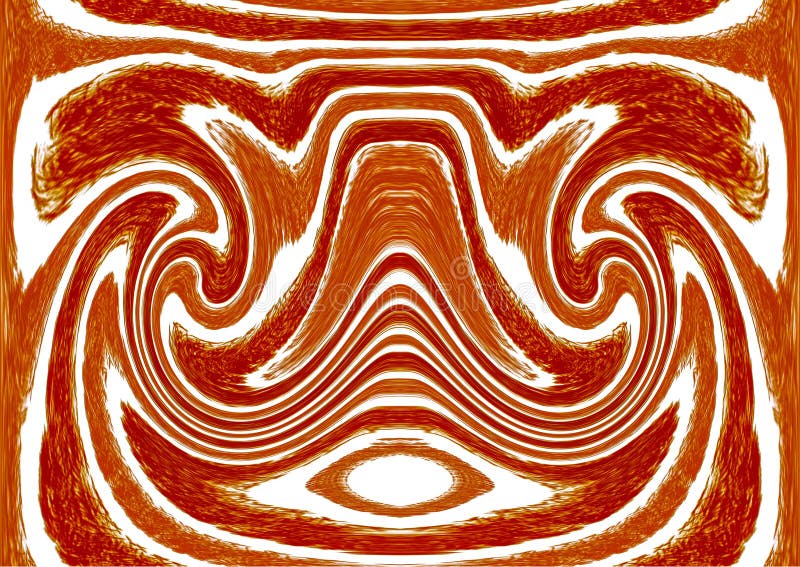 Swirling Red Flowing Lines Create a Light Symmetrical Pattern on a ...