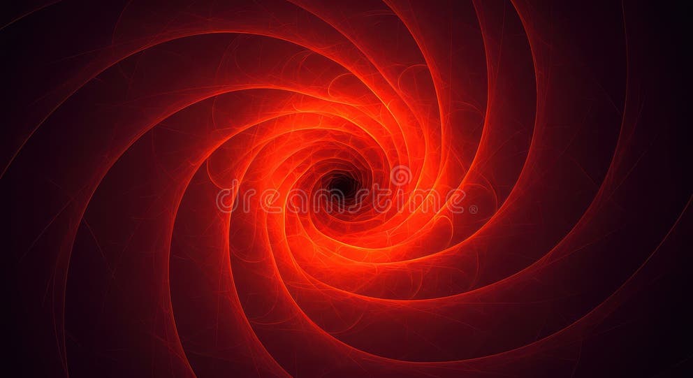 Fiery Swirling Vortex stock illustration. Illustration of hole - 371748215