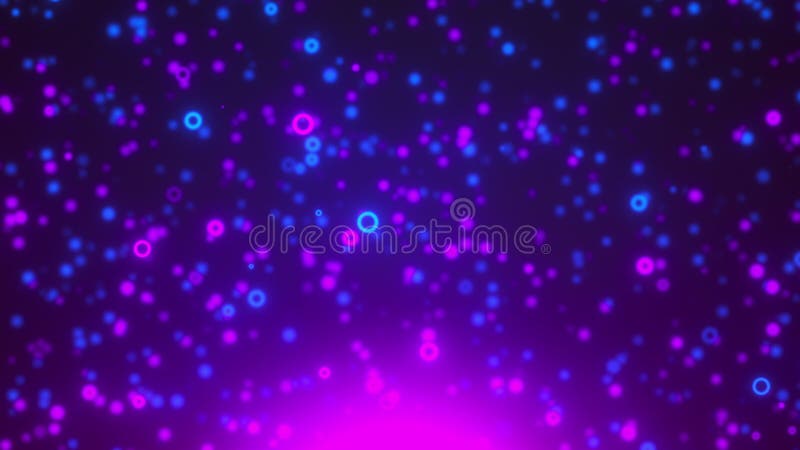 Swirling Round Particles Abstract Background. Stock Illustration ...