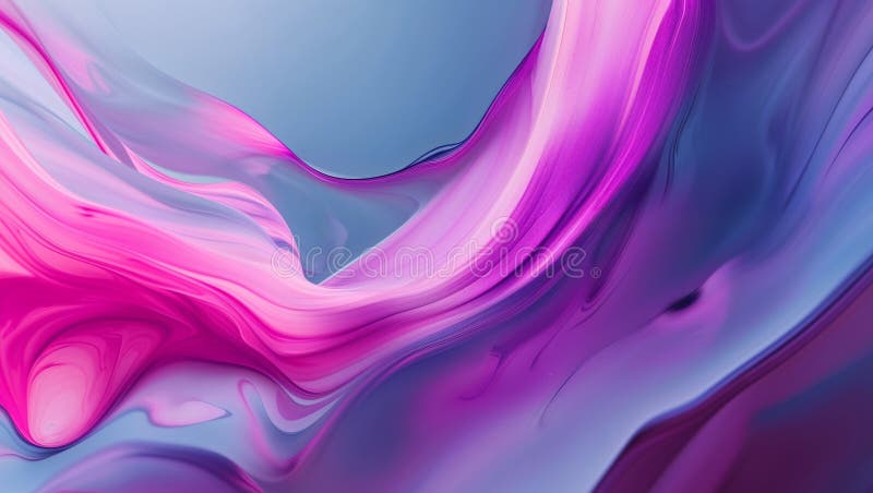 Swirling Shades of Bright Pink Purple and Blue Captivating Fluid Like ...