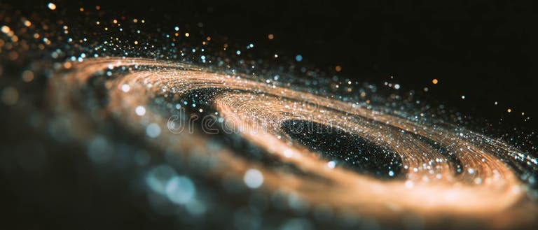 Swirling Spiral Spark Trails Create Dynamic Vortex Effects on a Black ...