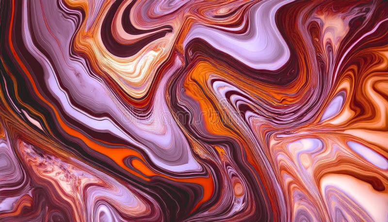Swirling Symphony of Colors Paints a Fluid and Dynamic Expression Stock ...