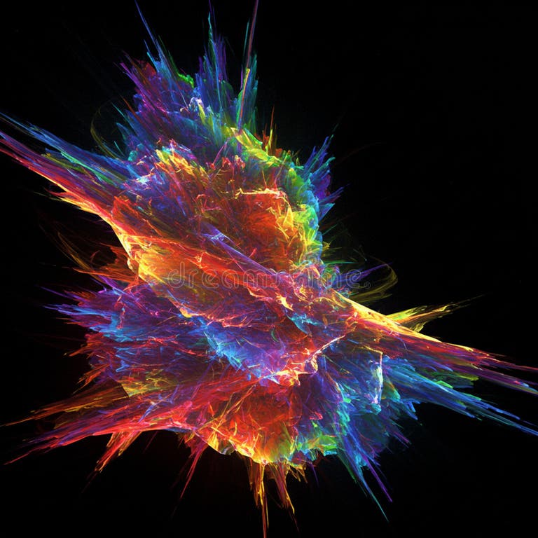 Vibrant Digital Fractal Design Stock Illustrations – 84,755 Vibrant ...