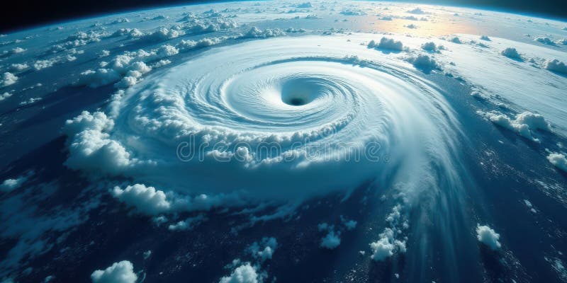 A Swirling Vortex of Atmospheric Energy, a Celestial Dance of Clouds and Ocean Currents ...