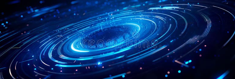 Swirling Vortex Background of Tech Innovations, Dynamic and Ever ...