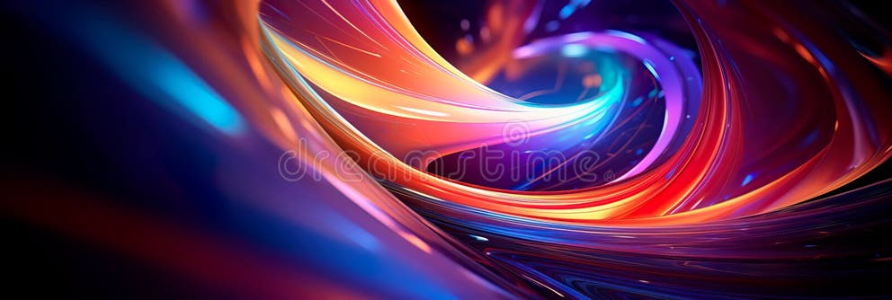 Swirling Vortex Background of Tech Innovations, Dynamic and Ever ...