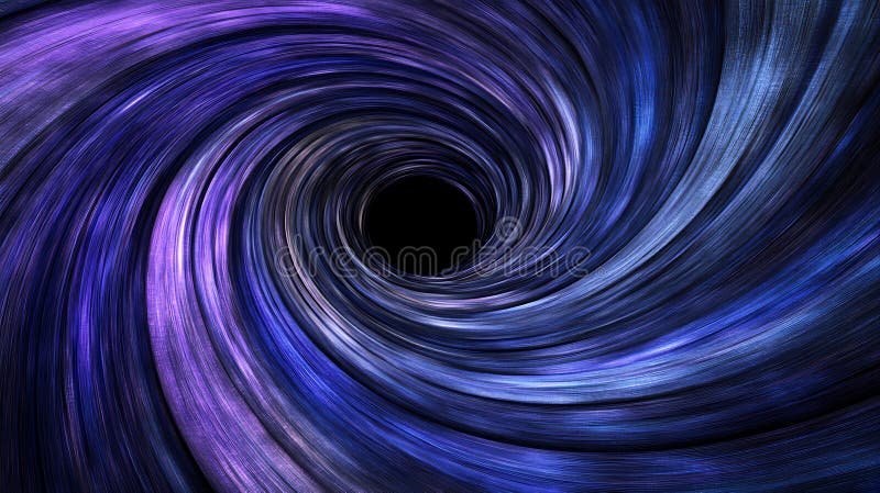 A Swirling Vortex of Color and Light with a Dark Center Stock ...