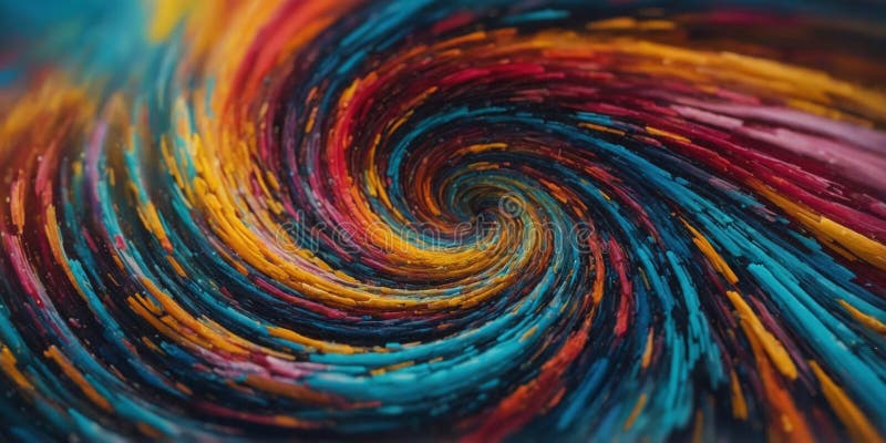 A Swirling Vortex of Colors Representing Confusion and Chaos. Stock ...