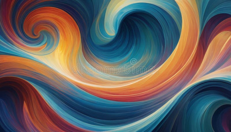 Swirling Vortex of Cool Tones Stock Photo - Image of abstract, swirling ...