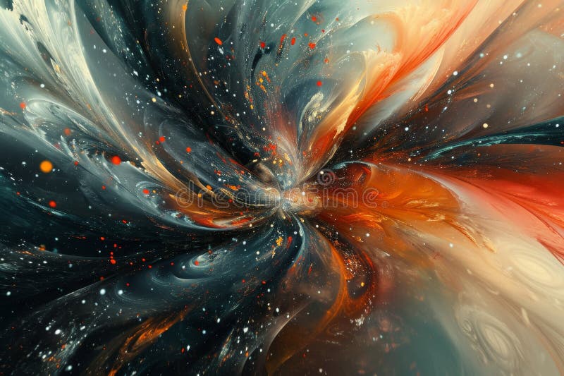 Swirling Vortex of Ideas stock illustration. Illustration of visual ...