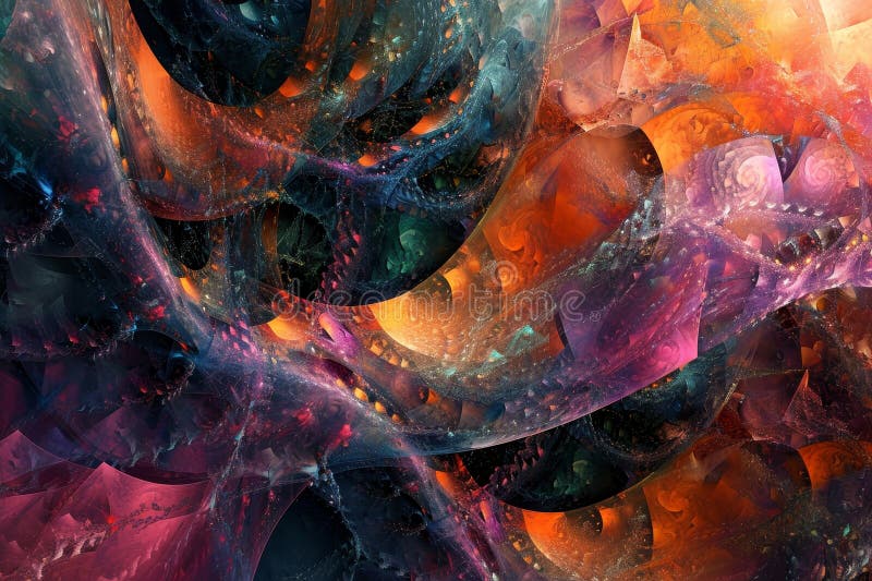 Swirling Vortex of Ideas stock illustration. Illustration of energy ...