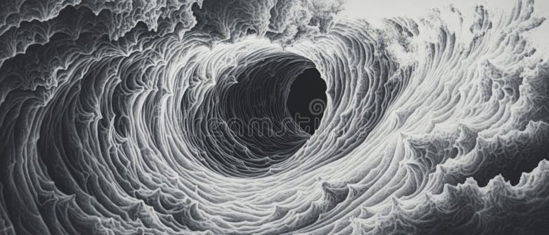 Swirling Vortex Illustrating the Texture of Interdimensional Portals ...