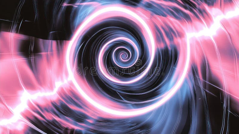 A Swirling Vortex of Light, Creating a Dynamic and Colorful Visual ...