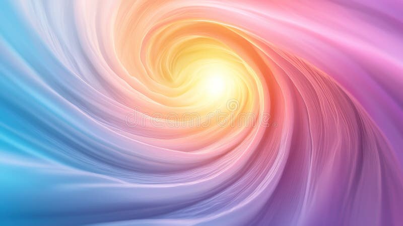 Swirling Vortex of Soft Colors and Light Creates Serene Atmosphere ...