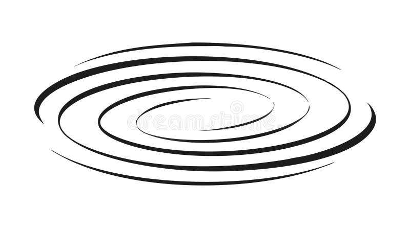 Swirling Vortex or Whirlpool Icon for Movement , Vector Design ...
