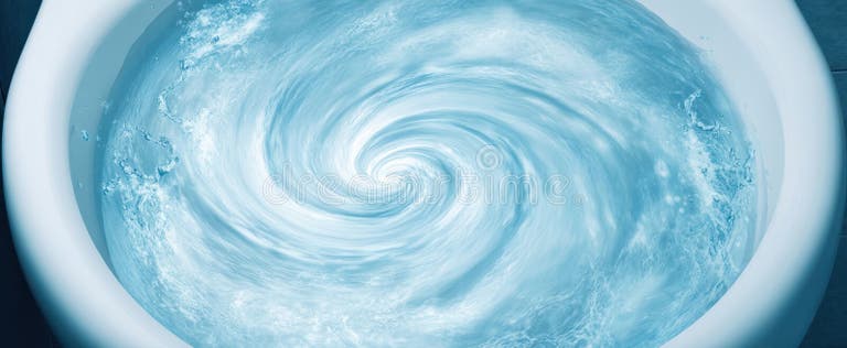 The Swirling Water in a Modern Bathroom Sink Creating a Serene Effect ...
