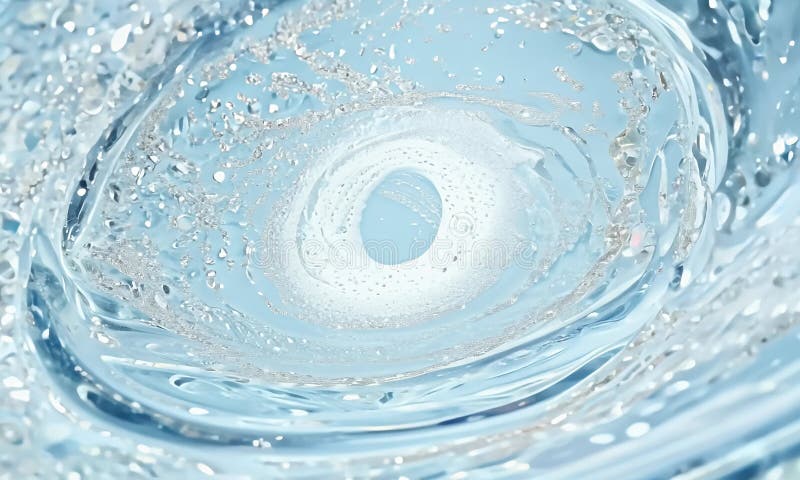 Swirling Water Vortex with Bubbles in Motion Stock Footage - Video of ...