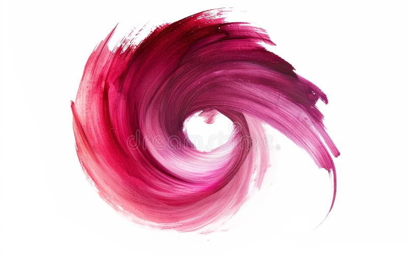 Swirling Watercolor Brush Strokes, Creating a Vortex Like Pattern that ...