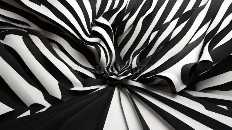 Swirling Zebra Stripes stock illustration. Illustration of paper ...