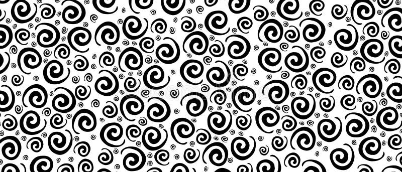Swirls in Cartoon Comic Style. Twisted Goth Pattern Background. Goth ...