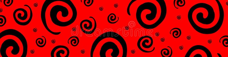 Swirls in Cartoon Comic Style. Twisted Goth Pattern Background. Goth ...