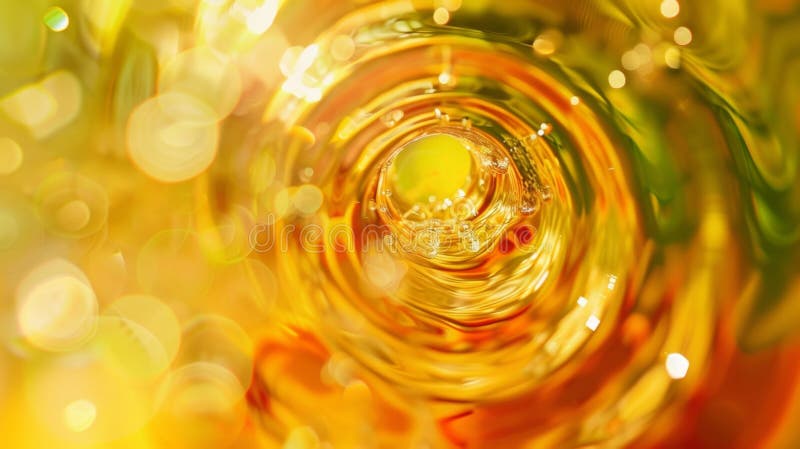 Swirls of Color Blend with the Taste of Crisp White Wine Stock Photo ...