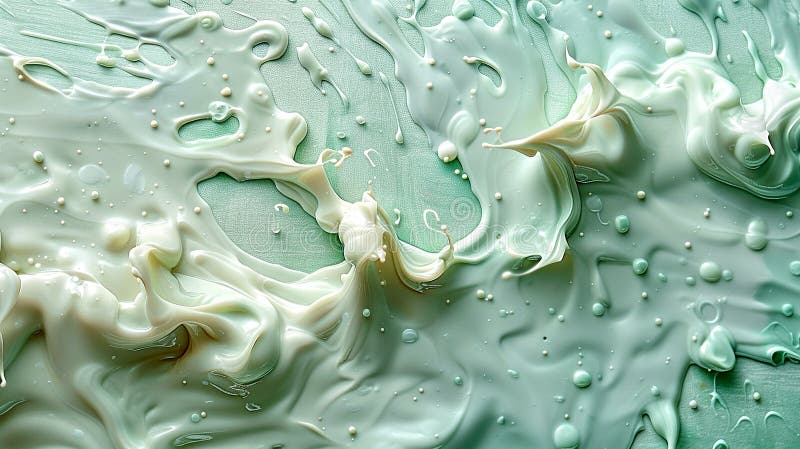 Swirls of Creamy Texture Create a Mesmerizing Abstract Pattern on a ...