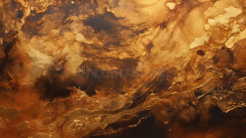 Swirls dark gold texture stock photo. Image of ridges - 375548072