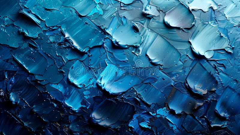 Deep Azure Abstract Texture Evoking Tranquility and Depth in an Oceanic ...