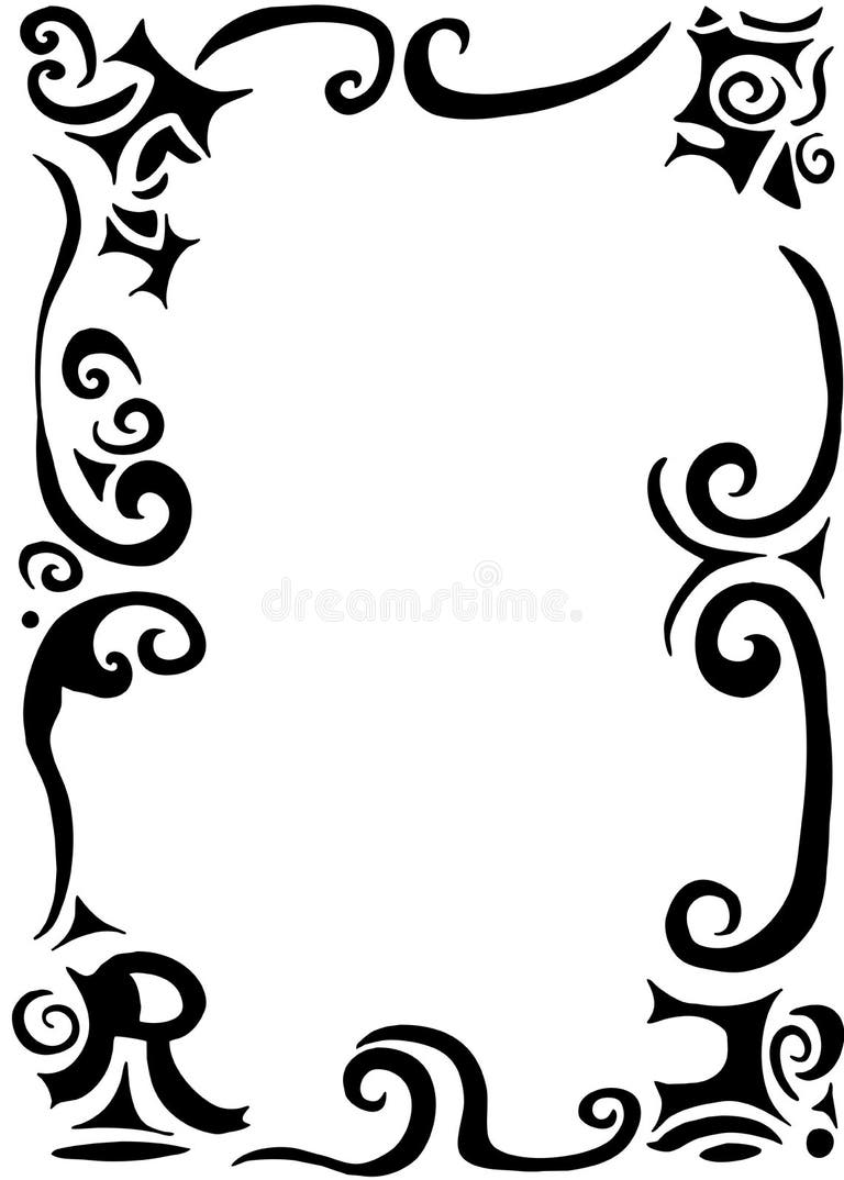Gothic Border Corner Stock Illustrations – 4,425 Gothic Border Corner ...
