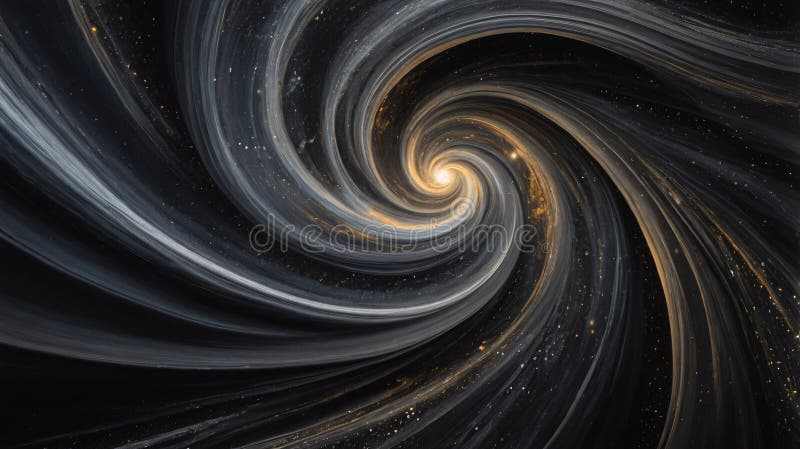 Swirls and Wave. Blue Streams of Fresh Breeze Flows on Background ...