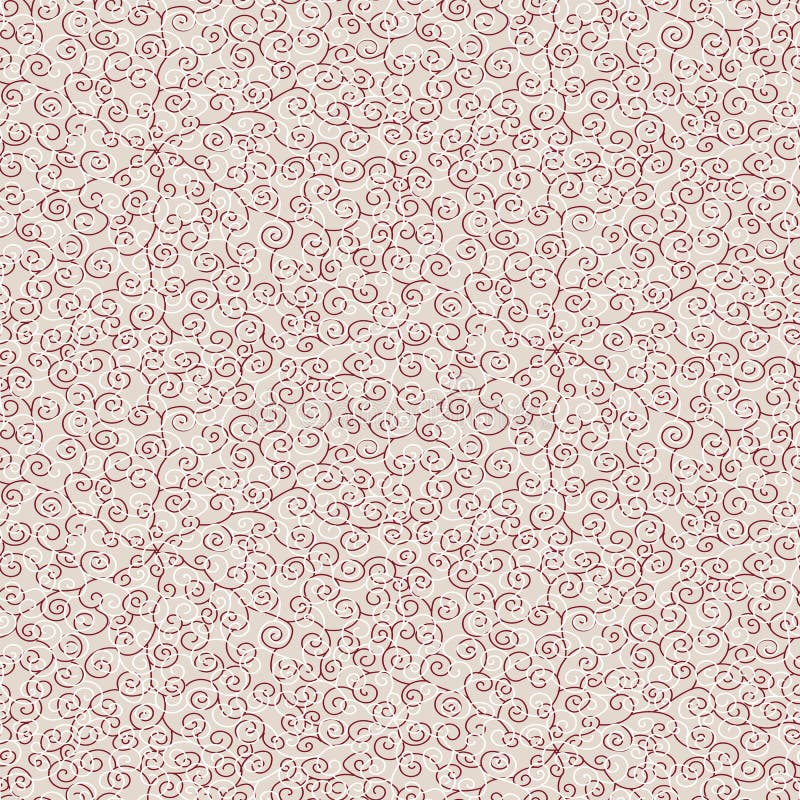 Swirly Lines Seamless Vector Texture Pattern Stock Vector ...