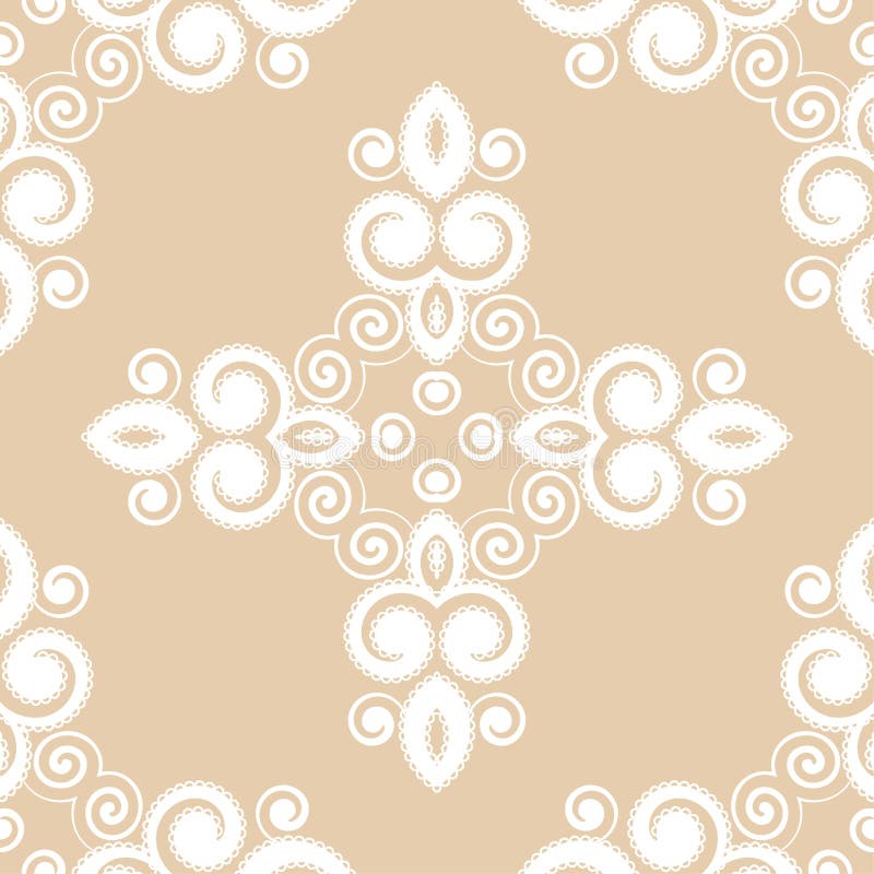 Swirly seamless pattern stock vector. Illustration of fabric - 91187136