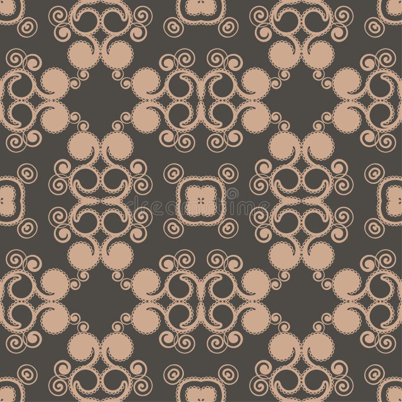 Swirly seamless pattern stock vector. Illustration of fabric - 95506196